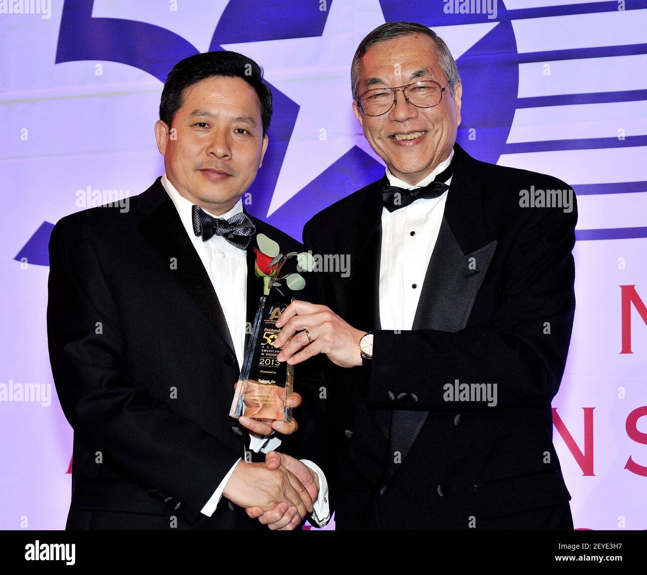 L-R: Robert Jin, John Wang at the Outstanding 50 Asian Americans in ...