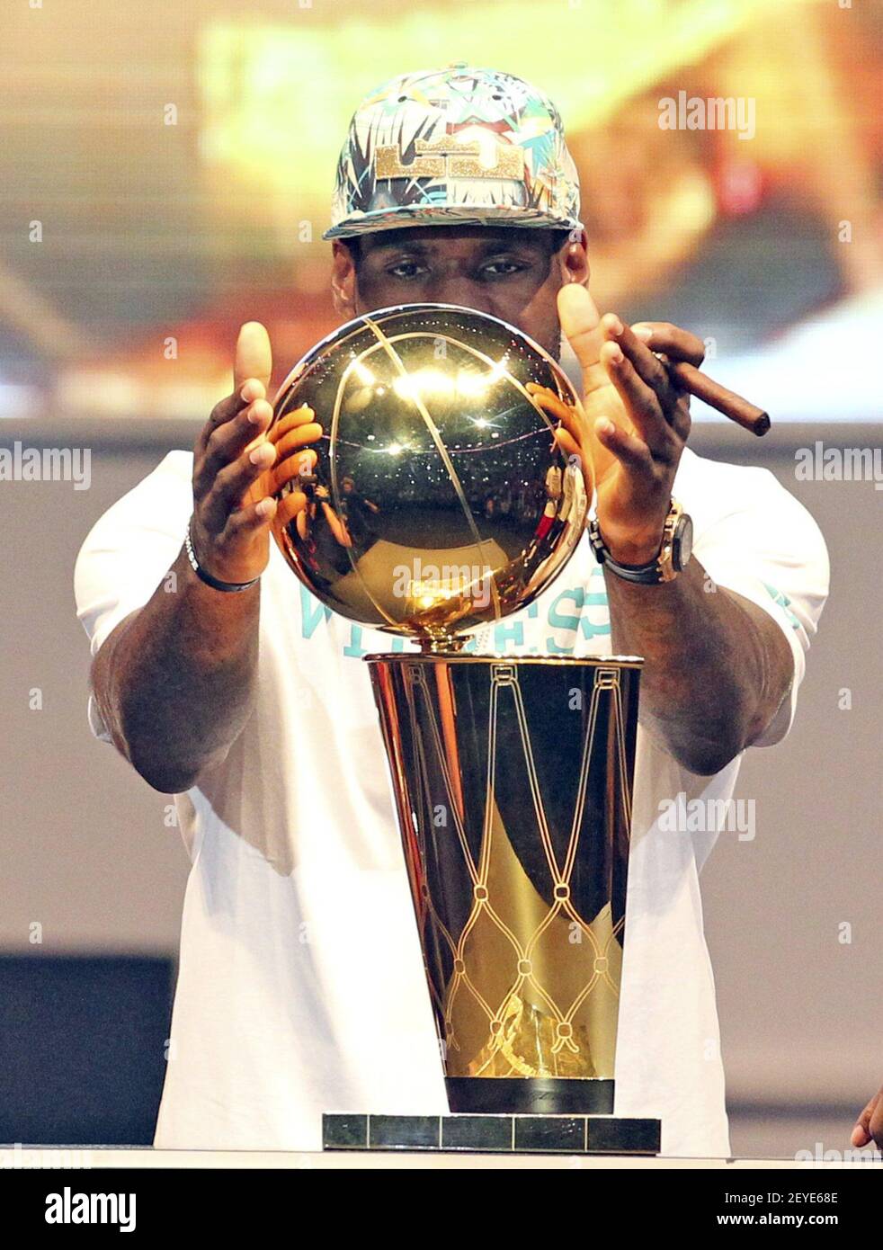 Lebron James Championship Trophy