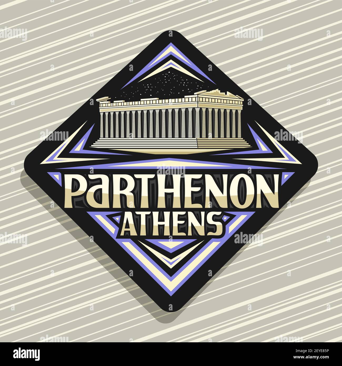 Sign roman road Stock Vector Images - Alamy