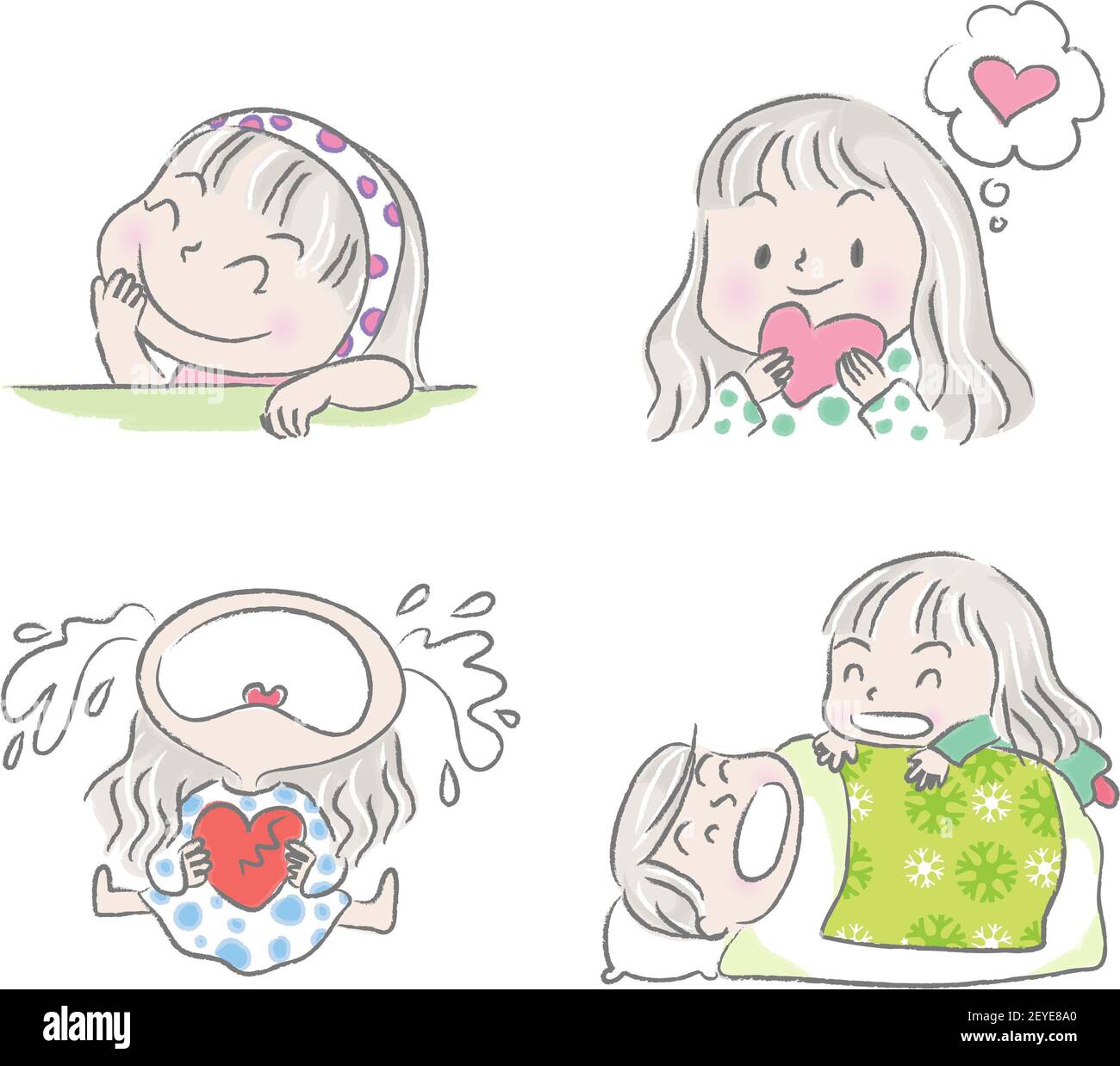 Angry heart cartoon icon Cut Out Stock Images & Pictures - Alamy