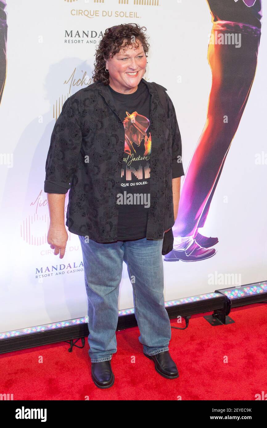 Dot Jones attends the Michael Jackson ONE World Premiere inside ...