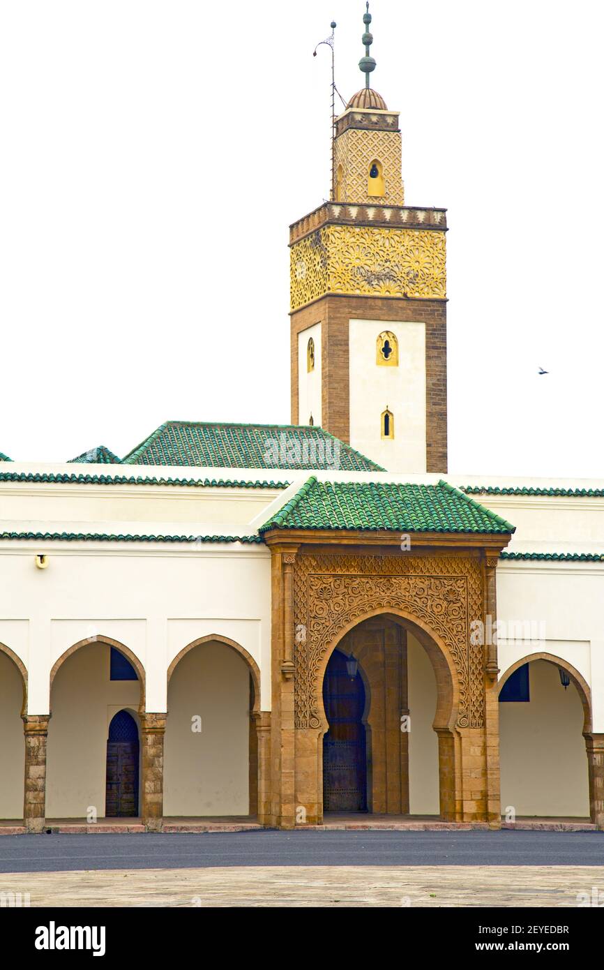 Muslim in mosque the history symbol morocco africa minaret religion and ...
