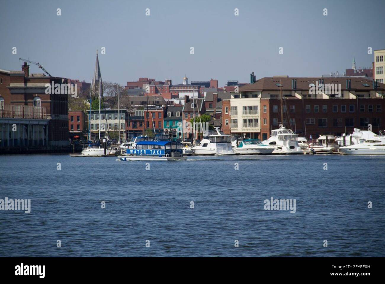 New, luxury housing, right, shares Baltimore, Maryland's Fells Point ...