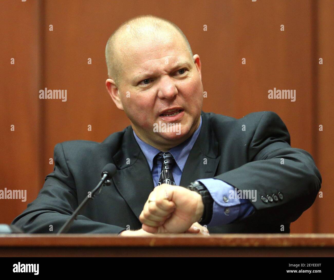 Mark Osterman, a federal air marshal and friend of George Zimmerman ...