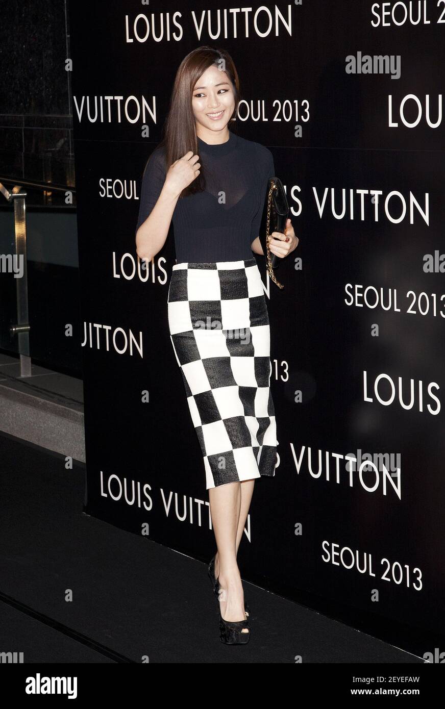 5 July 2013 - Seoul, South Korea : South Korean model Kim Hyo-Jin attends a photo call for the ...