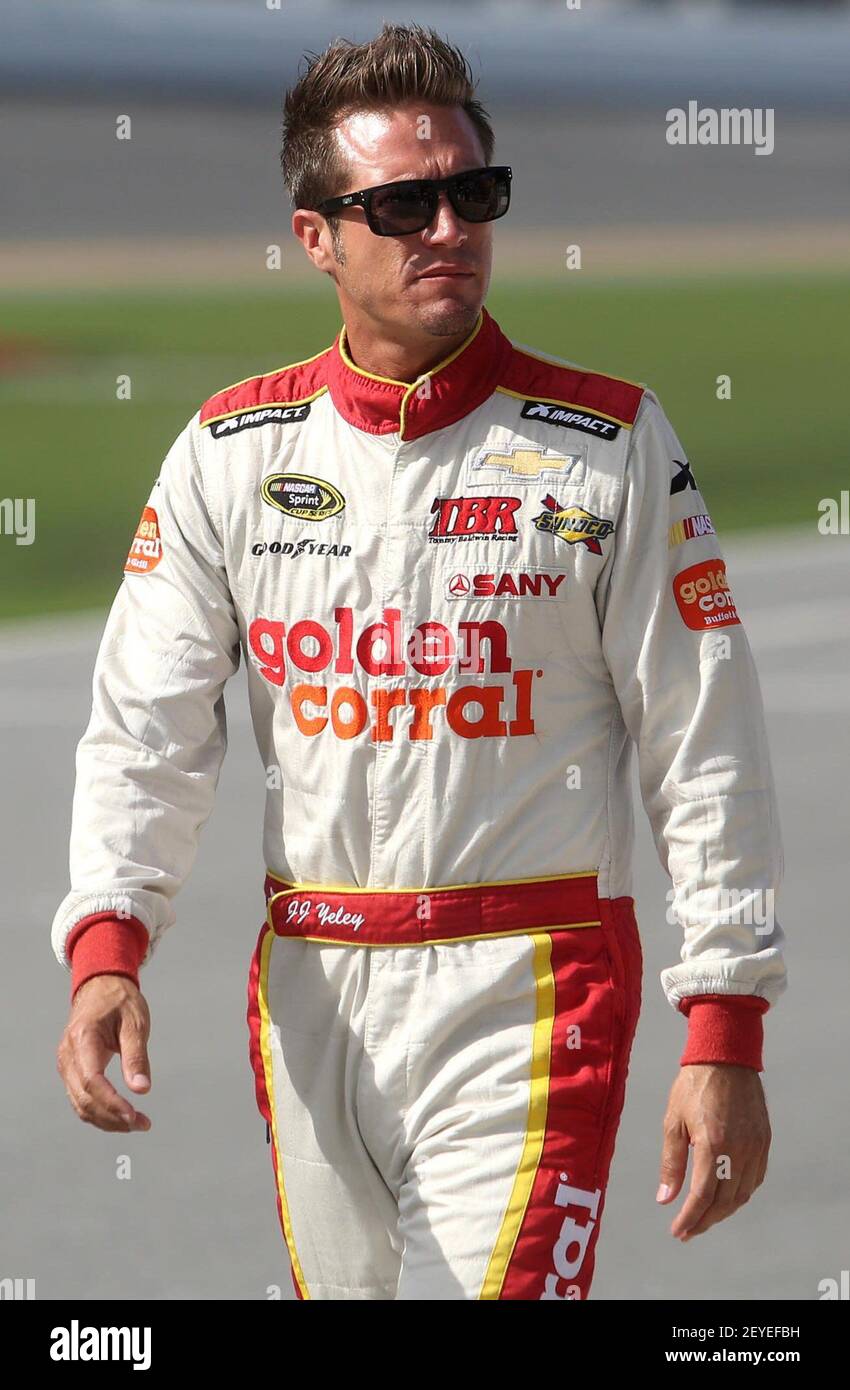 J.J. Yeley during qualifying for the Coke Zero 400 Sprint Cup race at ...