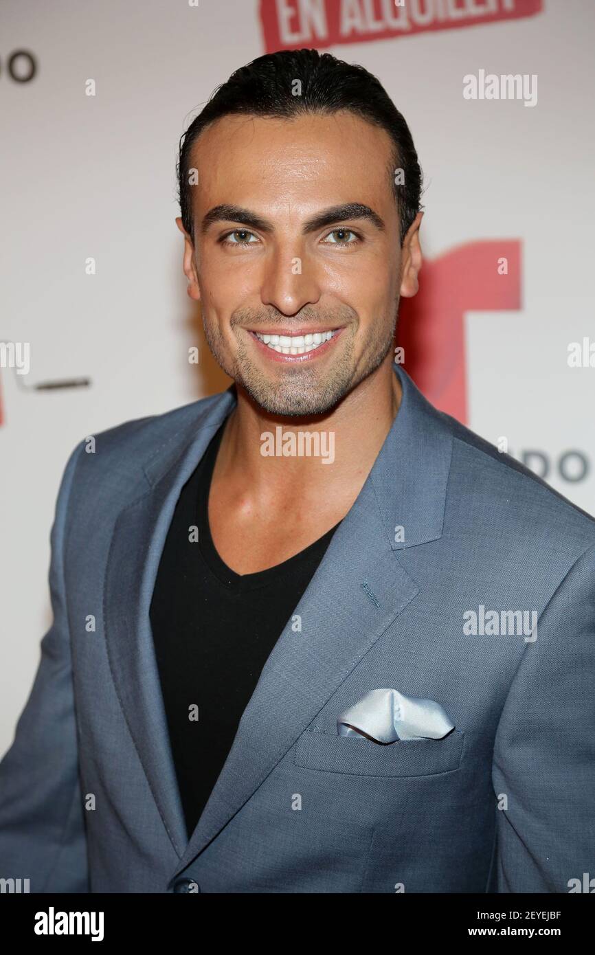 Gabriel Valenzuela arrives at the Telemundo Premier of Spanish Language ...