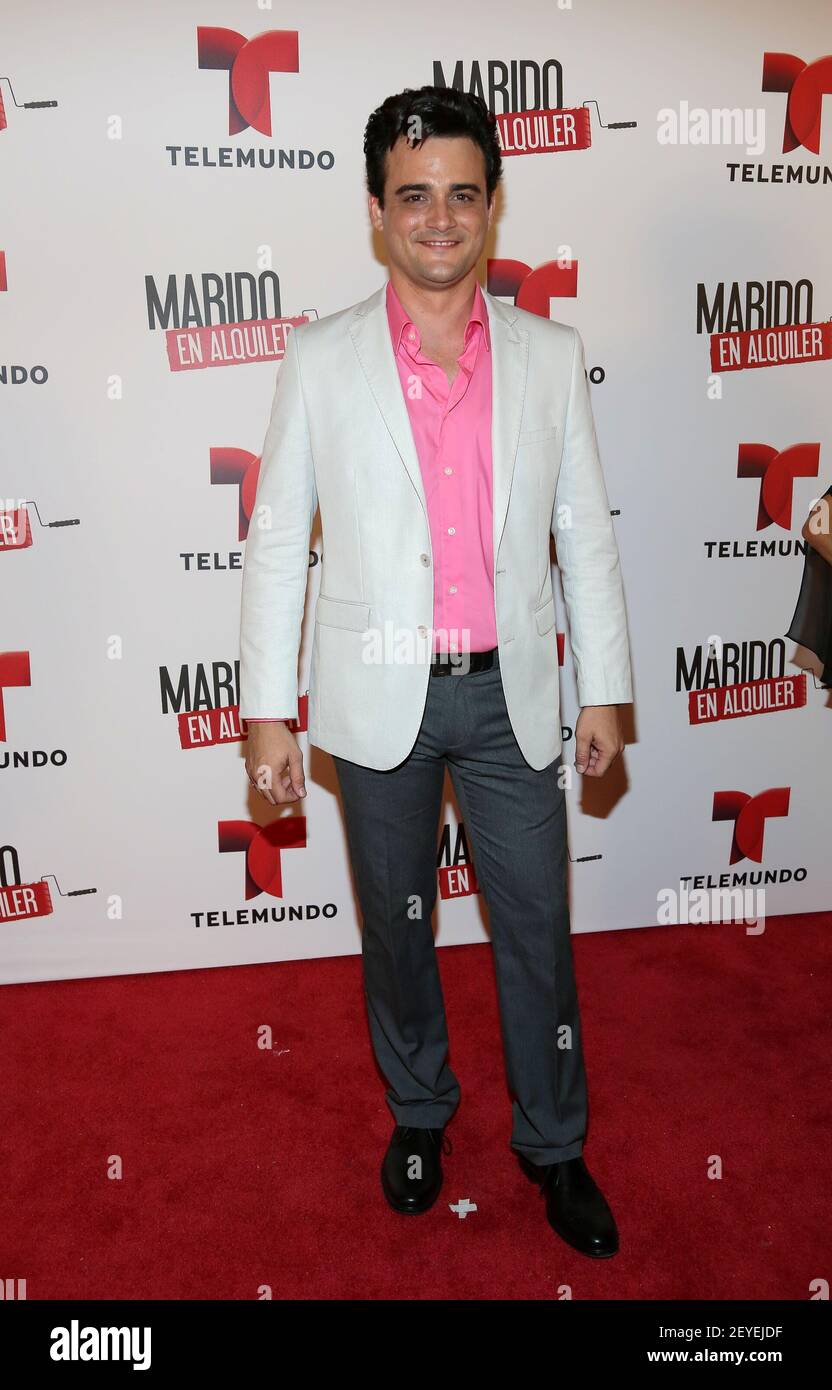 Ariel Texido arrives at the Telemundo Premier of Spanish Language ...