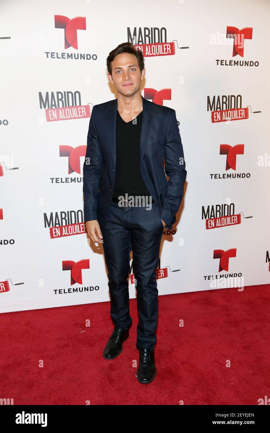 Gabriel Coronel arrives at the Telemundo Premier of Spanish Language ...