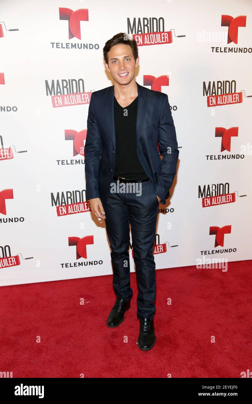 Gabriel Coronel arrives at the Telemundo Premier of Spanish Language ...