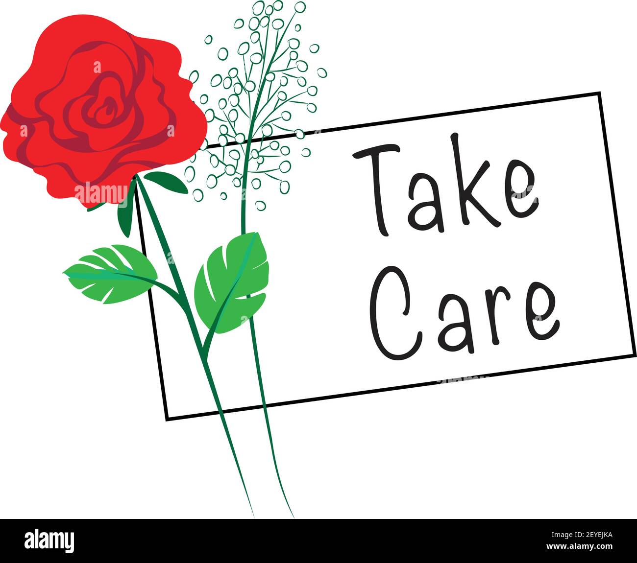 Take flowers Stock Vector Images - Alamy