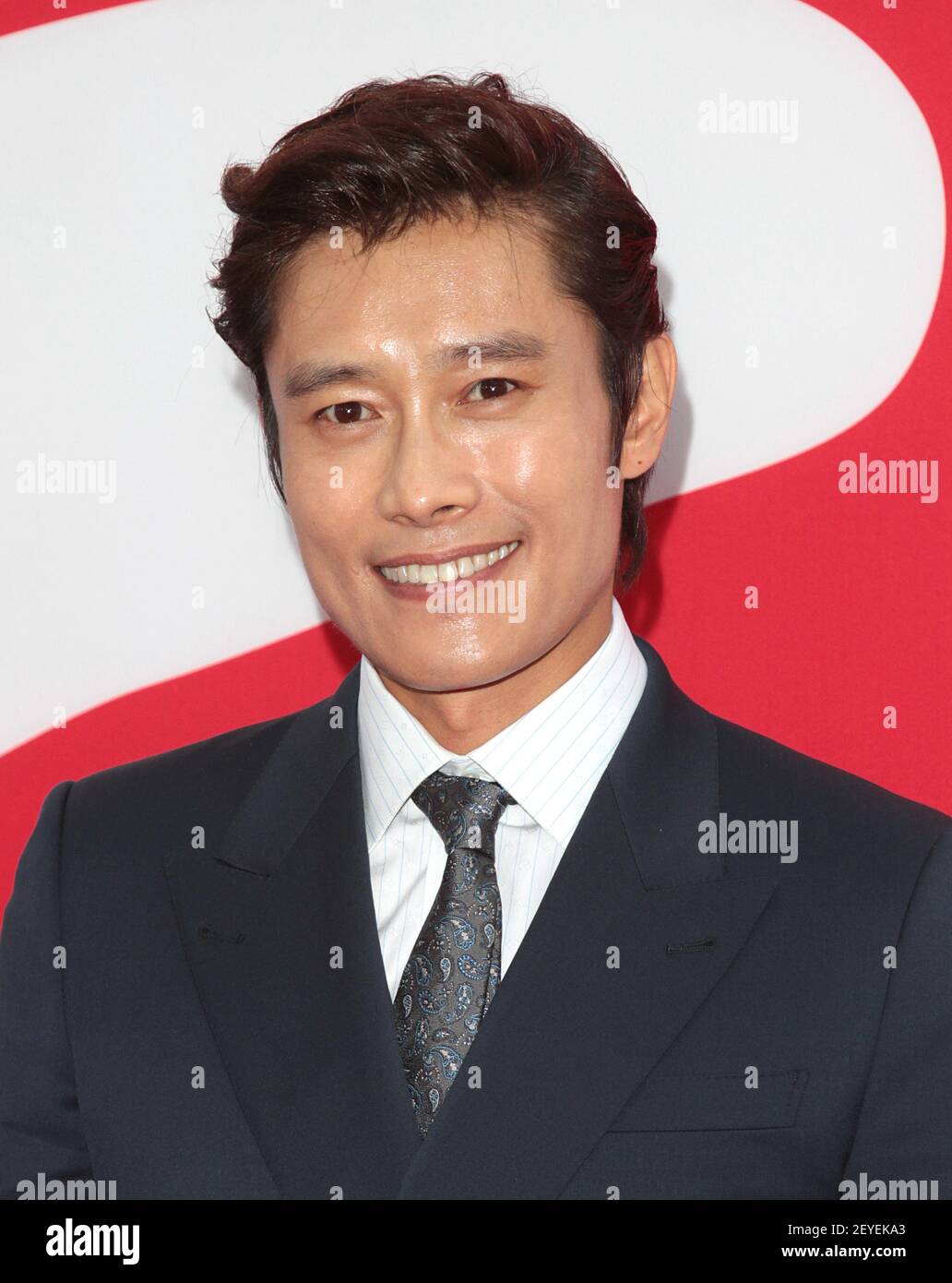 Byung Hun Lee attends The Los Angeles Premiere of Red 2 at the Westwood ...