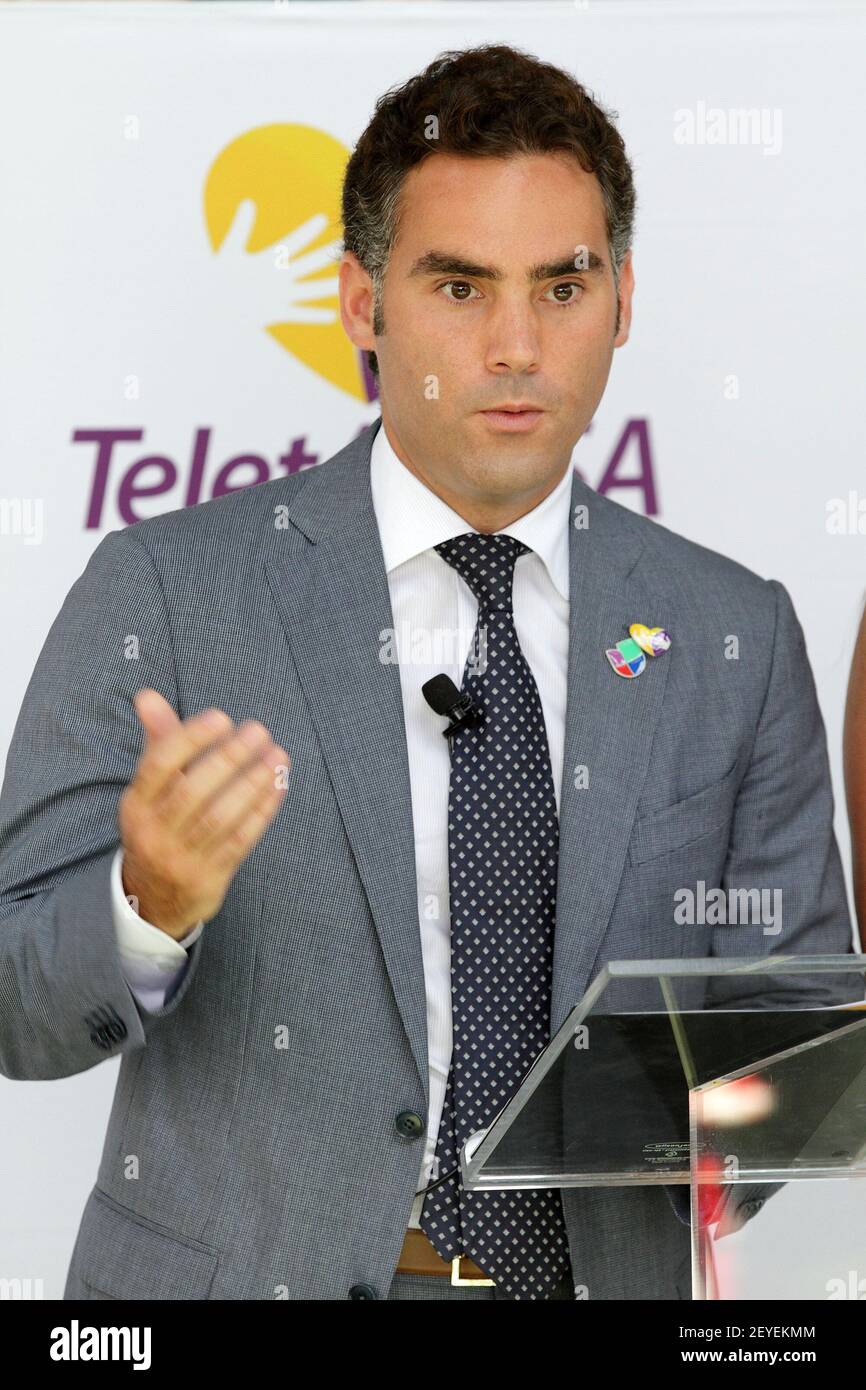 Enrique Acevedo attends TeletonUSA and Univision "Gira de Solidaridad ...