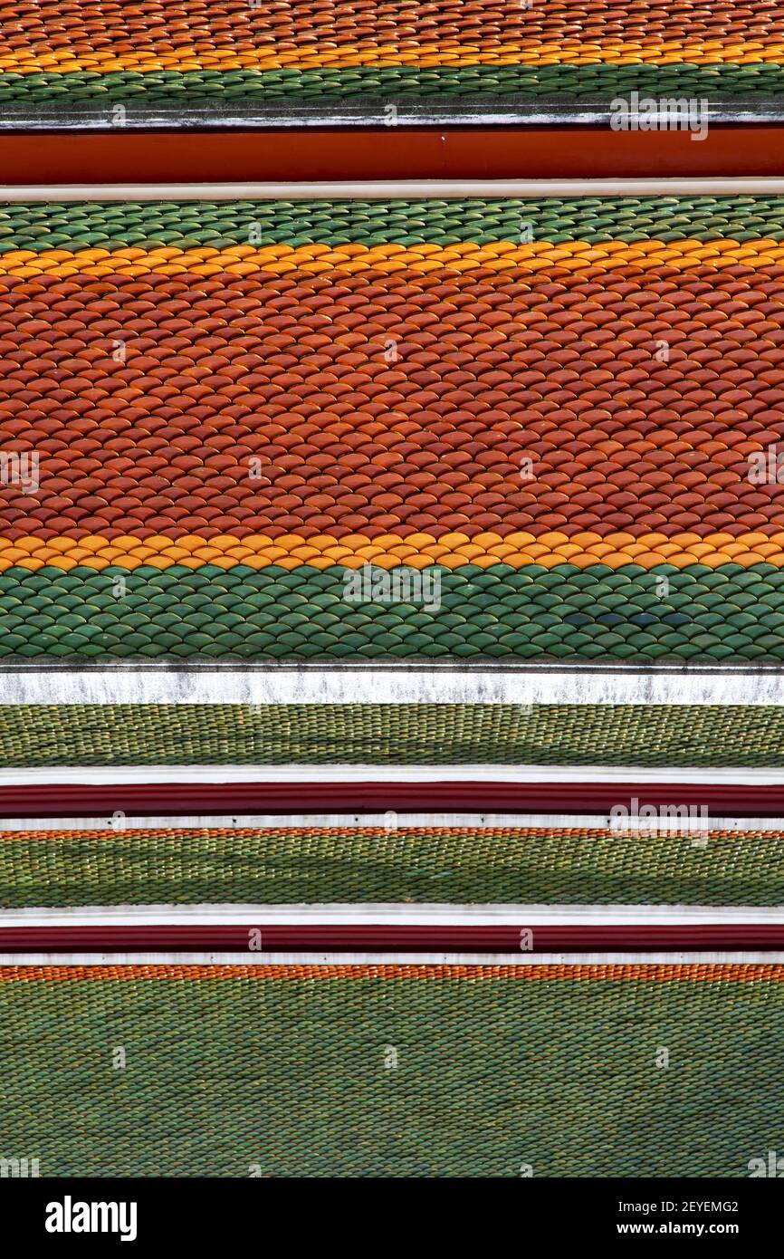 Thailand abstract cross palaces in the temple asia Stock Photo - Alamy