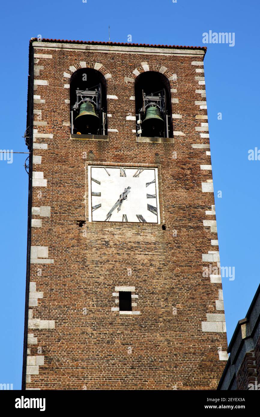 Turbigo old abstract italy the wall and Stock Photo - Alamy