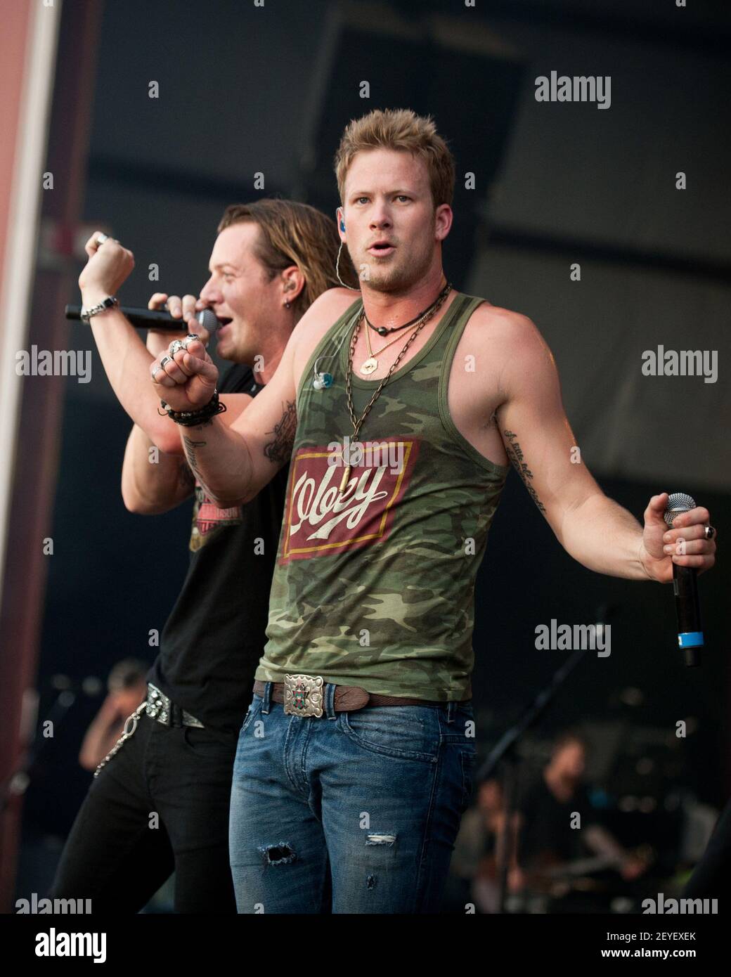 19 July 2013 - Morristown, Ohio - Brian Kelley, Tyler Hubbard, Florida ...