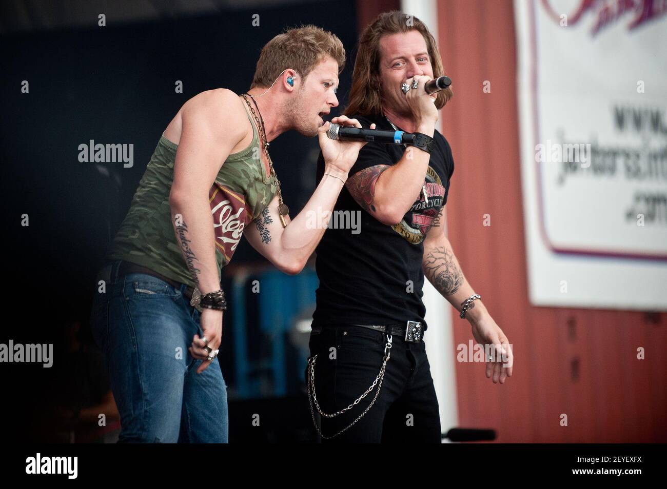 19 July 2013 - Morristown, Ohio - Brian Kelley, Tyler Hubbard, Florida ...