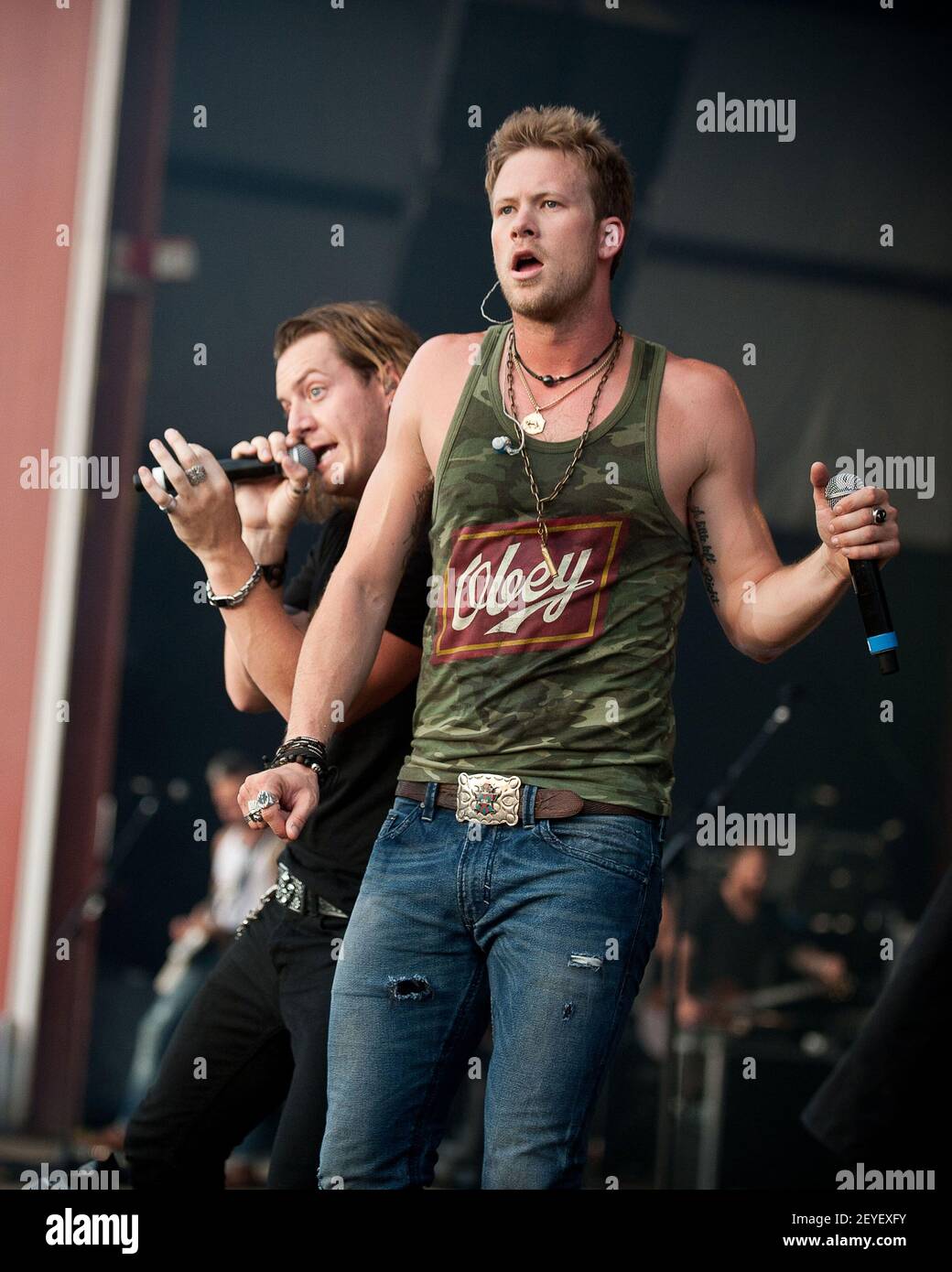 19 July 2013 - Morristown, Ohio - Brian Kelley, Tyler Hubbard, Florida ...