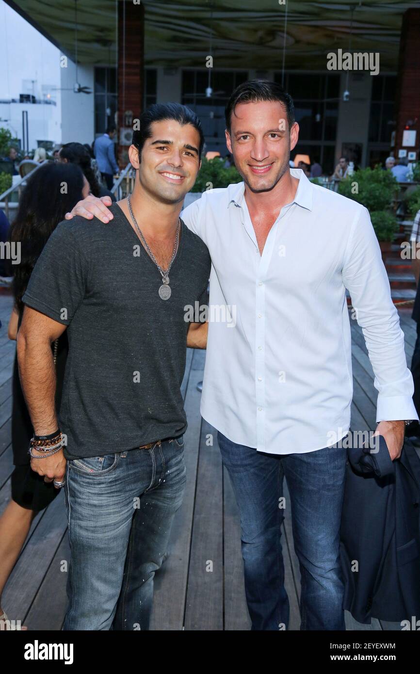 Artist Alexander Mijares and Sam Azar attends the 7th annual summer ...