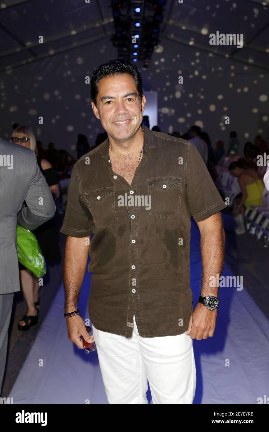 Actor Carlos Gomez attends the Nicolita Fashion Show at the Mercedes ...
