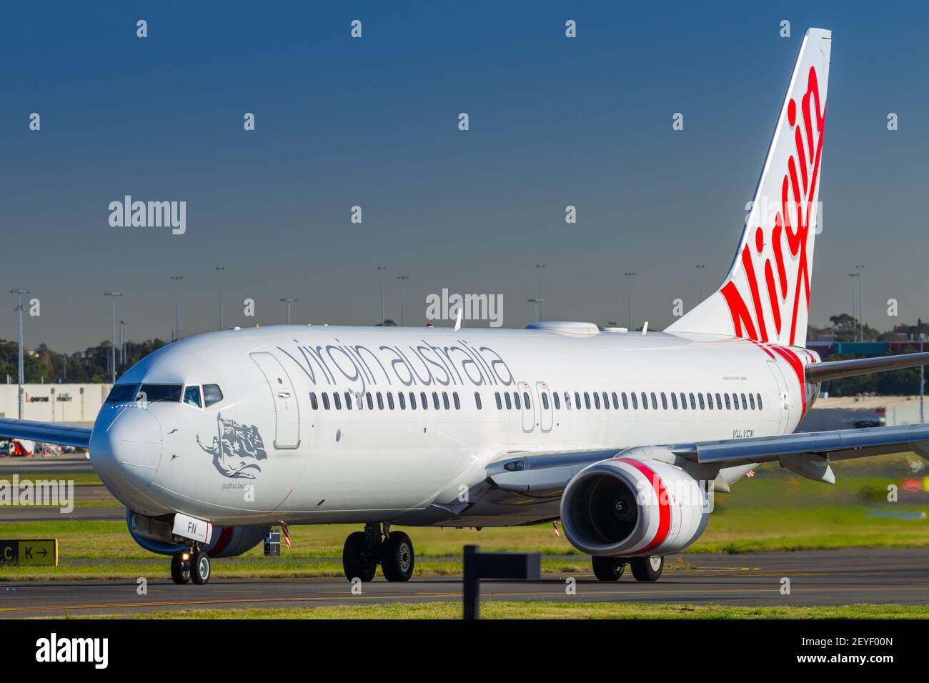 A 'Virgin Australia' jet on the tarmac at Sydney (Kingsford Smith ...