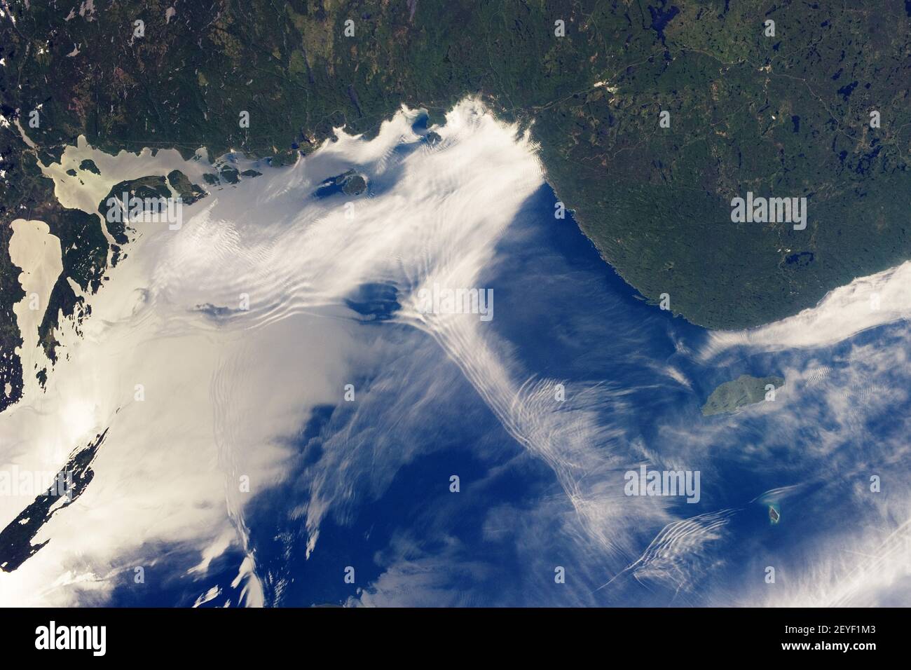 From the vantage point of the International Space Station, astronauts ...