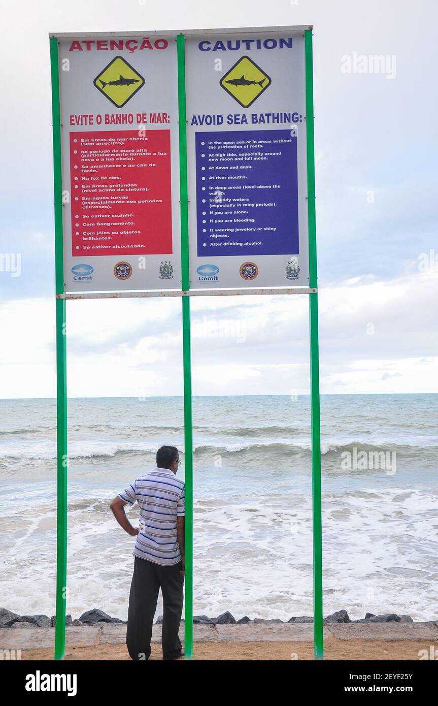 A Shark attack has been registered in Boa Viagem Beach, south of Recife ...