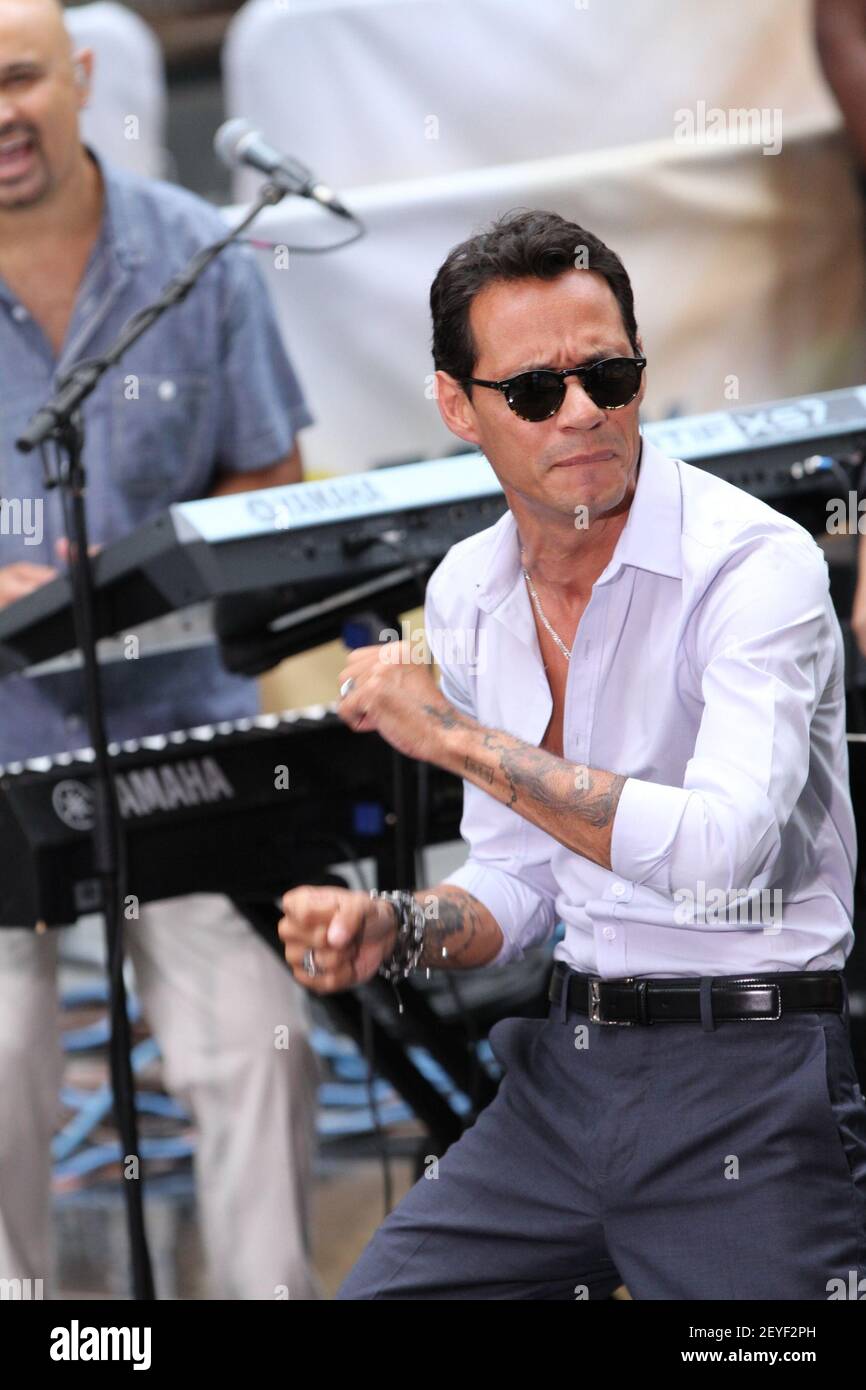 Marc Anthony performs at NBC's "Today" show on July 23, 2013 in New ...