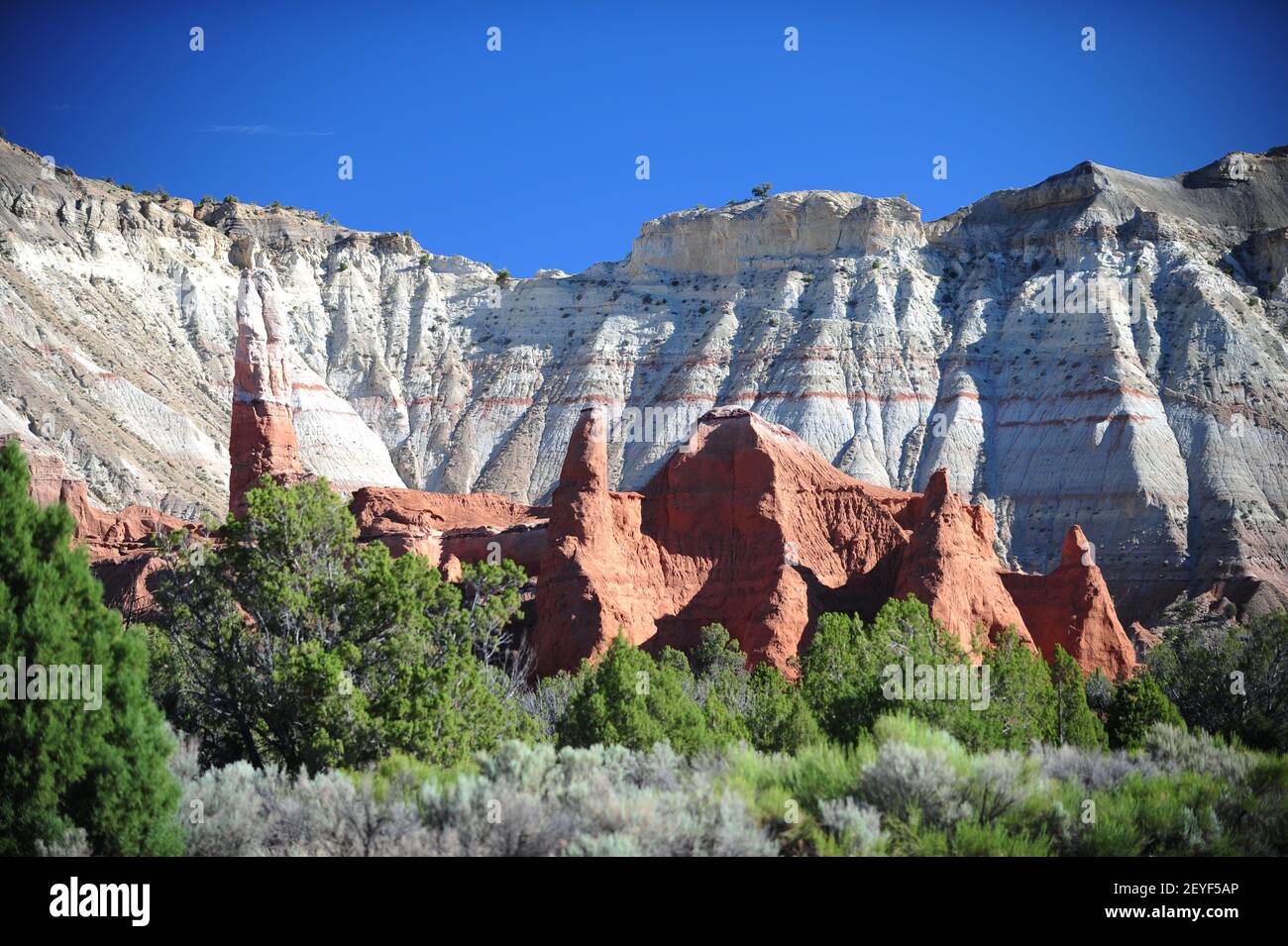 The sun rises over Kodachrome Basin, a park which has over sixty sand ...