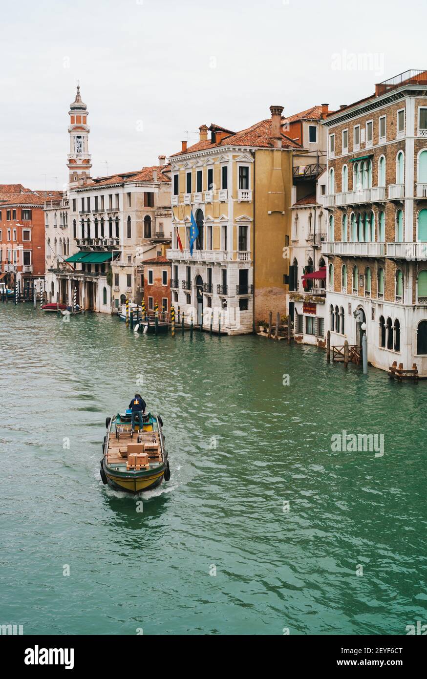 Italy venice boat on hi-res stock photography and images - Alamy