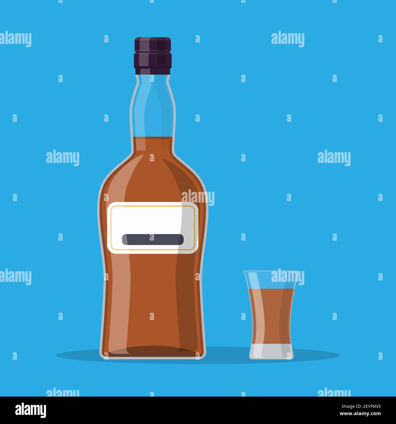 Cartoon rum bottle hi-res stock photography and images - Alamy