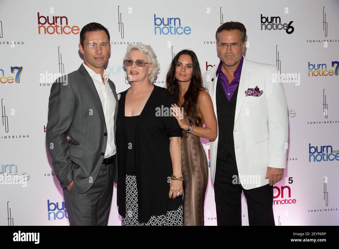 Matt Nix, Sharon Gless, Gabrielle Anwar, Jeffrey Donovan and Bruce ...