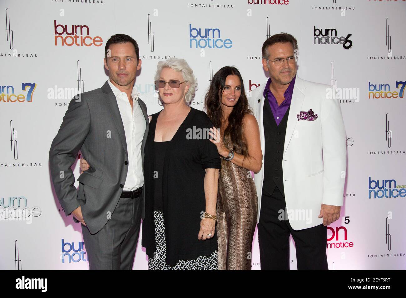 Matt Nix, Sharon Gless, Gabrielle Anwar, Jeffrey Donovan and Bruce ...