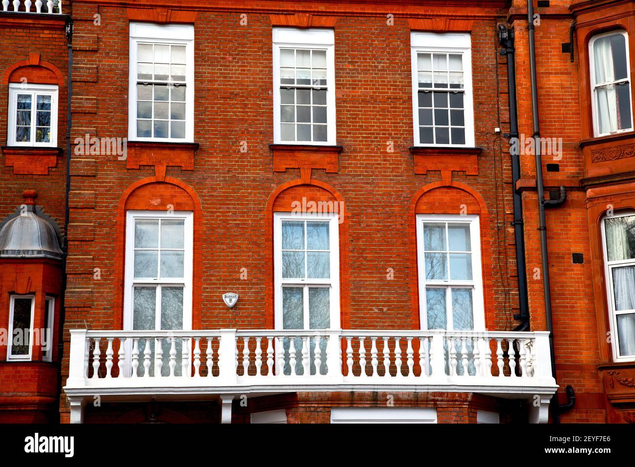 Window in europe brick wall historical Stock Photo - Alamy
