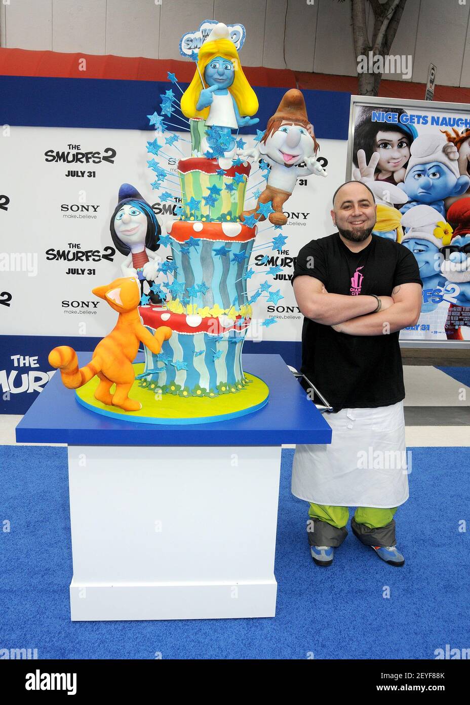 28 July 2013 - Westwood, California - Duff Goldman. "Smurfs 2" Los ...