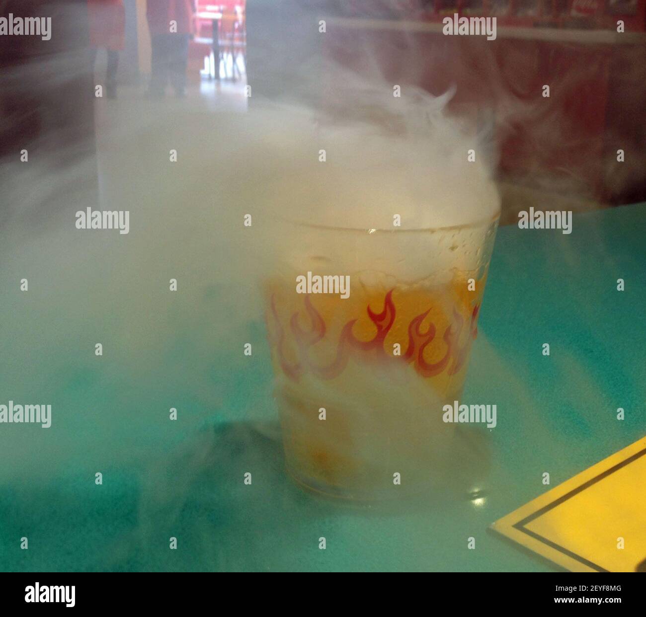 A Flaming Moe is served at Moe's Tavern in the town of Springfield from ...