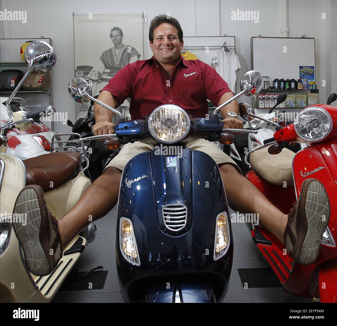 Tony Cappadona, who operates Vespa Miami on South Beach, loves and ...