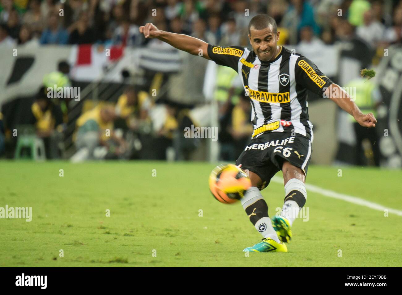 Julio Cesar from Botafogo during the soccer match between Flamento and ...