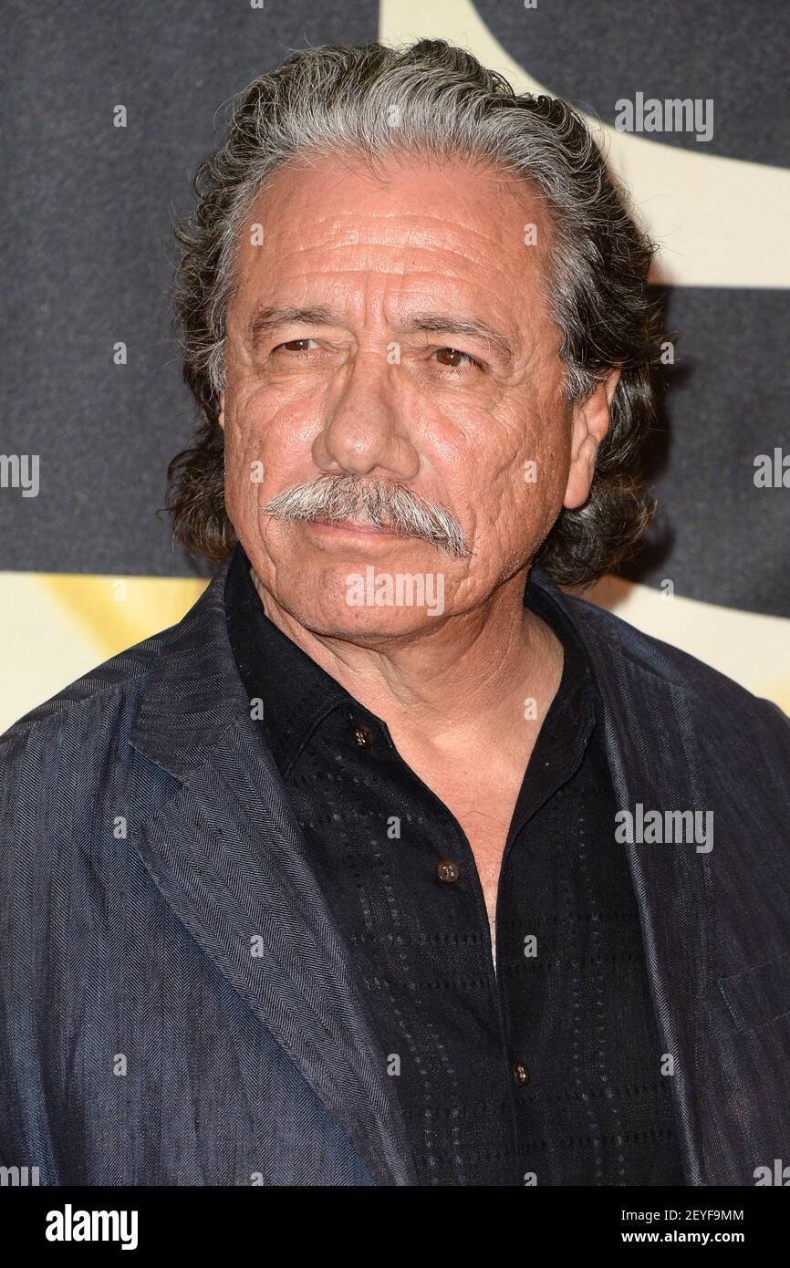 Actor Edward James Olmos attends the '2 Guns' New York Premiere at SVA ...