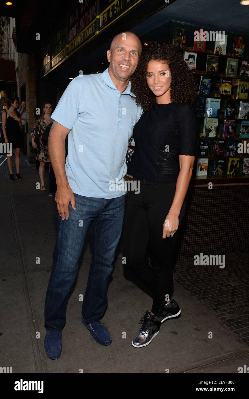 (L-R) Jason Kidd and Porschla Coleman attend the 'Elysium' New York ...