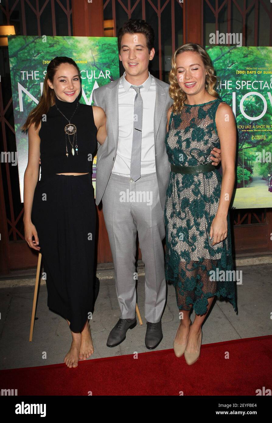 30 July 2013 - Beverly Hills, California - Shailene Woodley, Miles ...