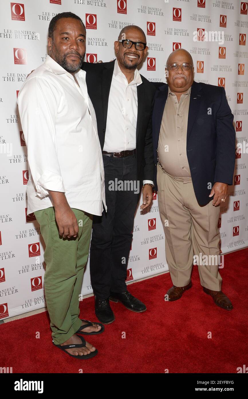 Director Lee Daniels, actor Forest Whitaker and Charles Allen (son of ...