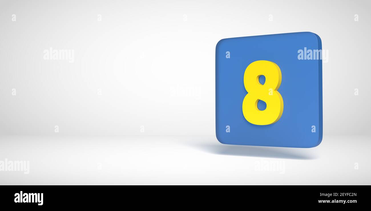 Digital number eight hi-res stock photography and images - Alamy