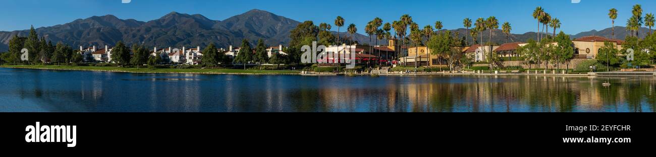 Afternoon view of the downtown area of Rancho Santa Margarita ...
