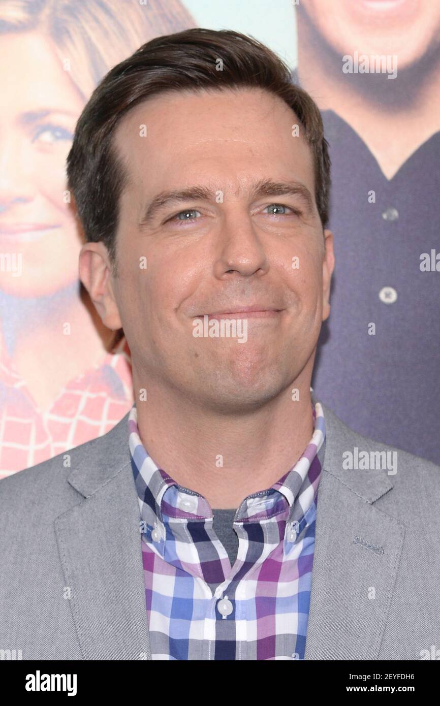 Actor Ed Helms attends the 'We're The Millers' New York Premiere at the ...