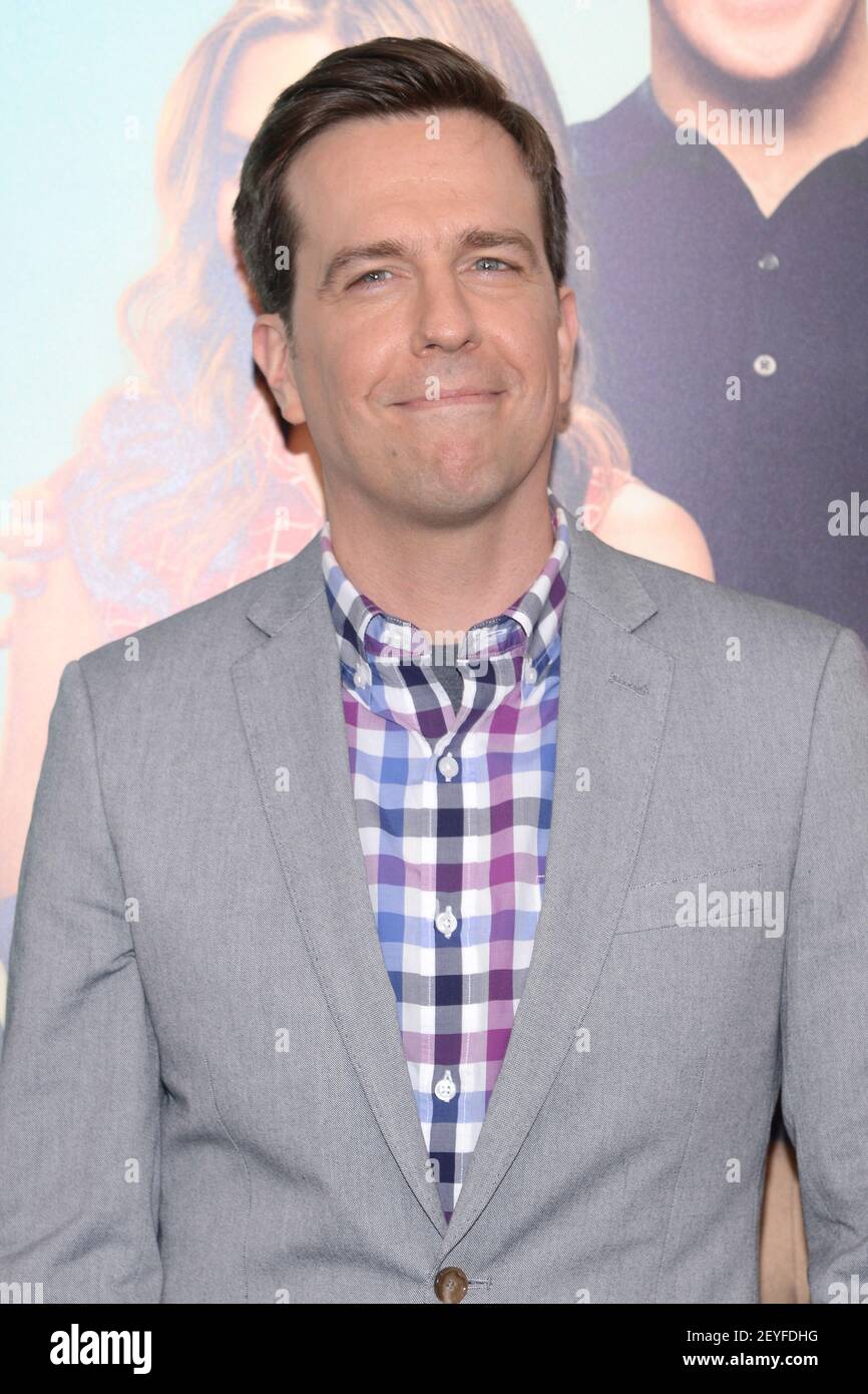 Actor Ed Helms attends the 'We're The Millers' New York Premiere at the ...