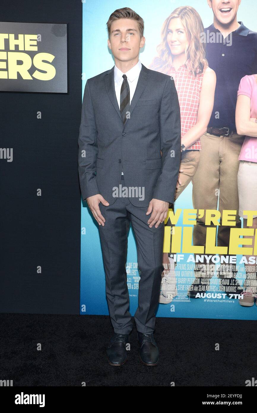Nolan Funk attends the 'We're The Millers' New York Premiere at the ...