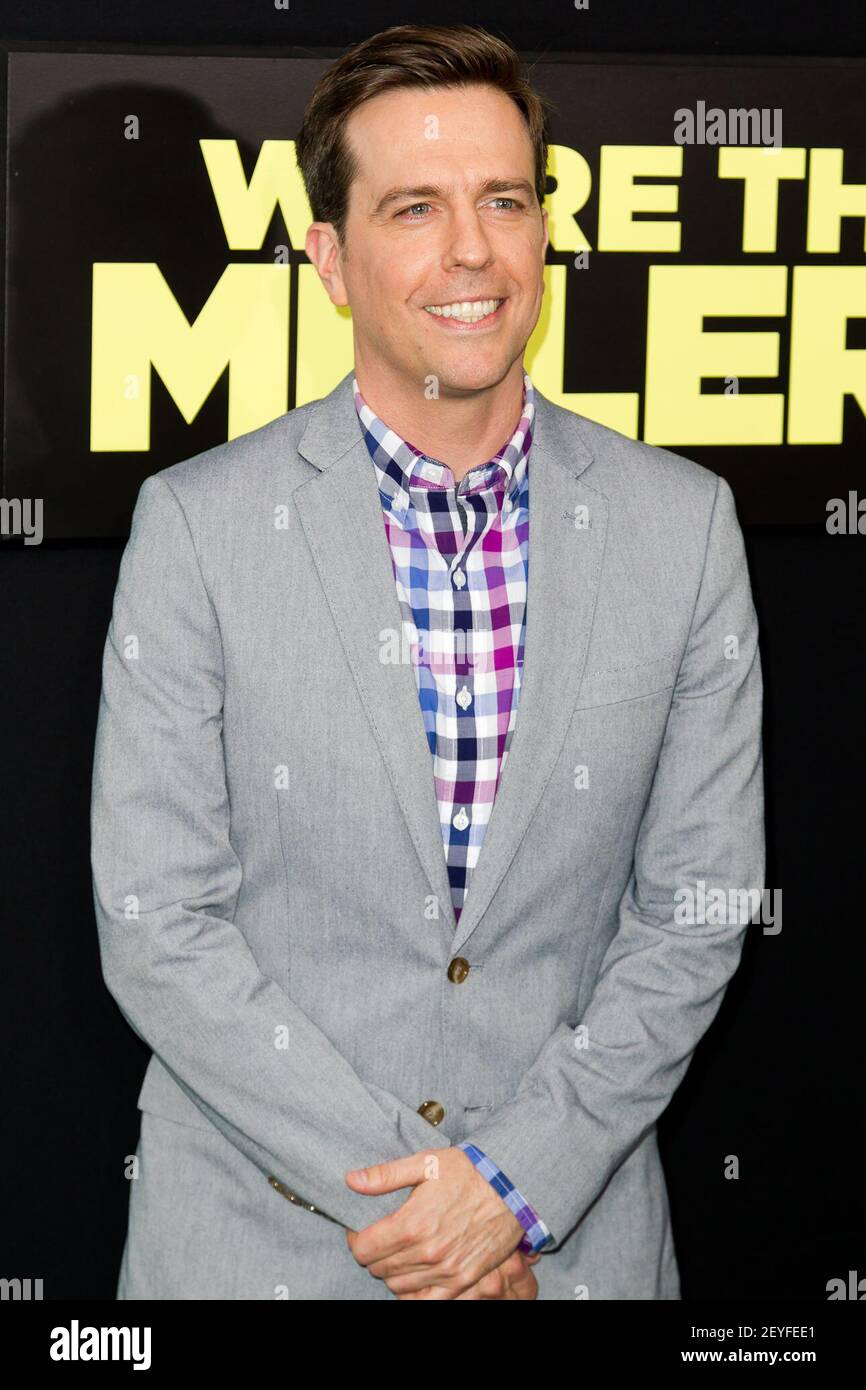 Ed Helms attends the world premiere of "We're The Millers" held at the ...