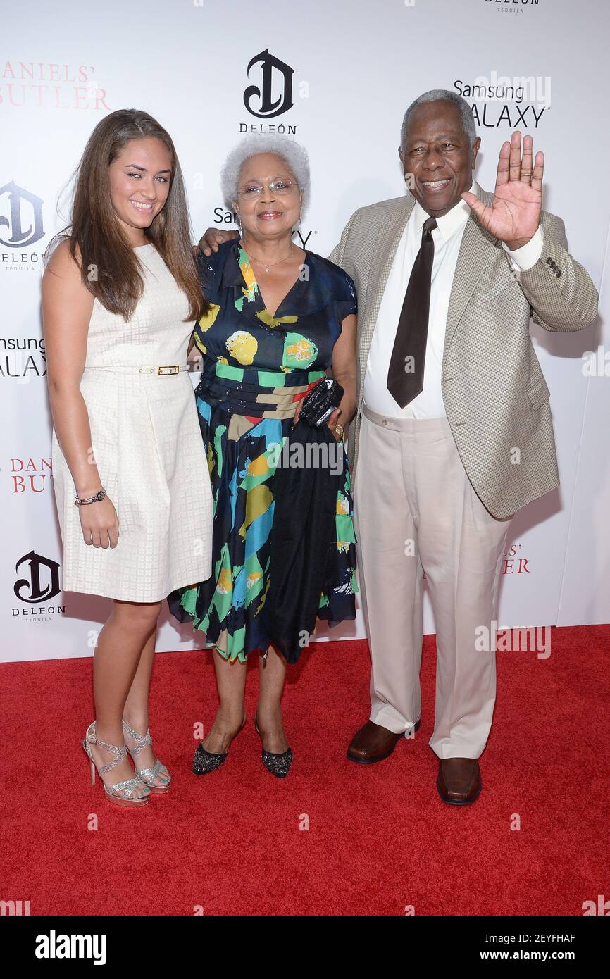 Billye Aaron (center) and Hank Aaron (R) attend Lee Daniels' 'The ...