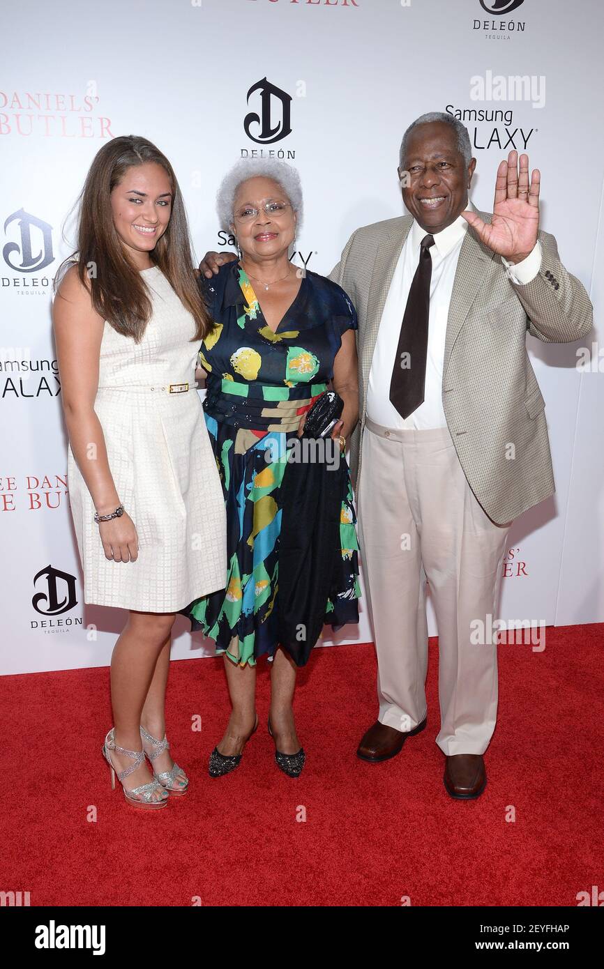 Billye Aaron (center) and Hank Aaron (R) attend Lee Daniels' 'The ...